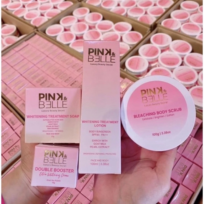 💗PINK&BELLE💗 WHITENING SOAP/LOTION/BODY SCRUB/BLEACHING PUTIH MELEPAK🔥 ...