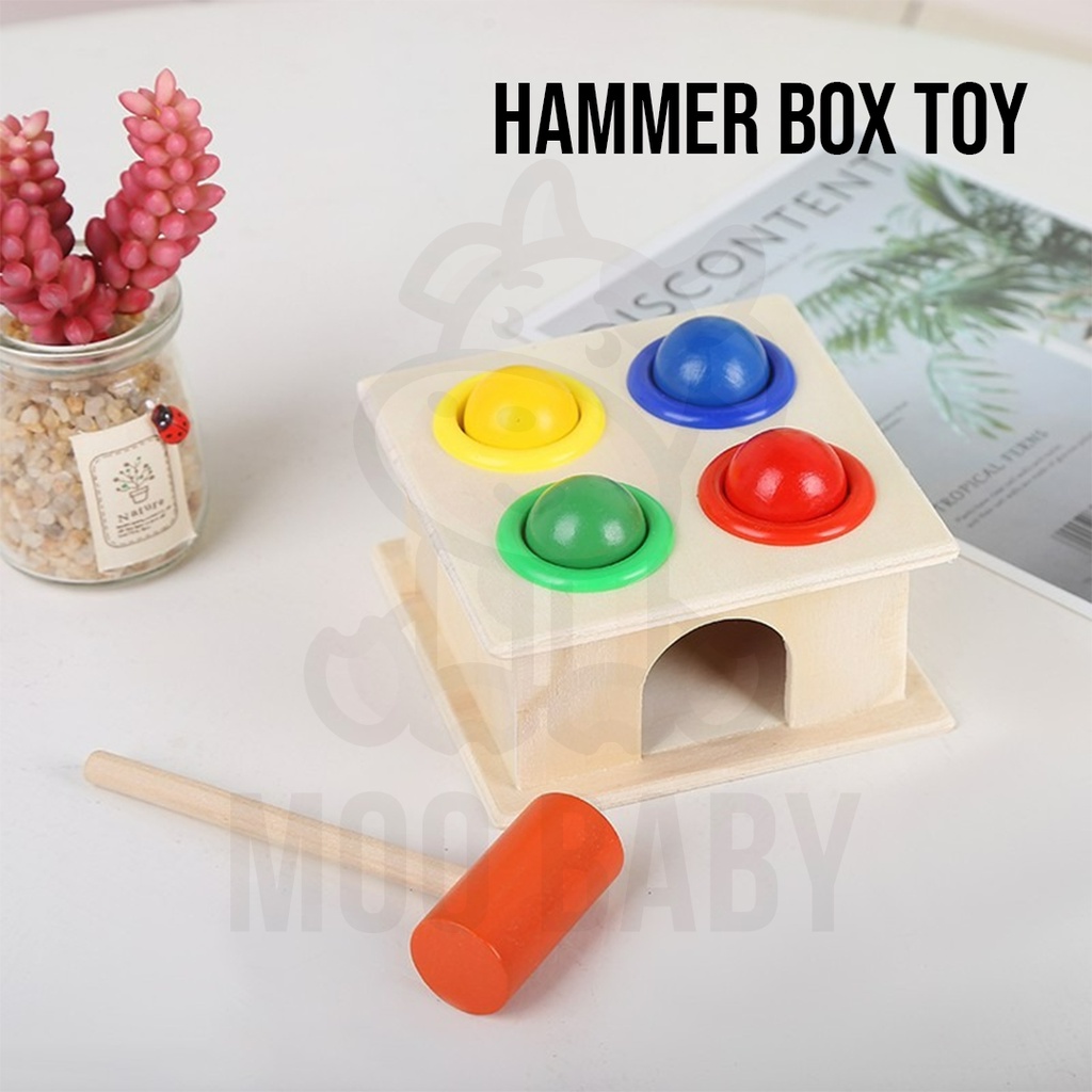 Moo Baby Toy Hammer Toy Wooden Toys Educational Toys for Kids ...
