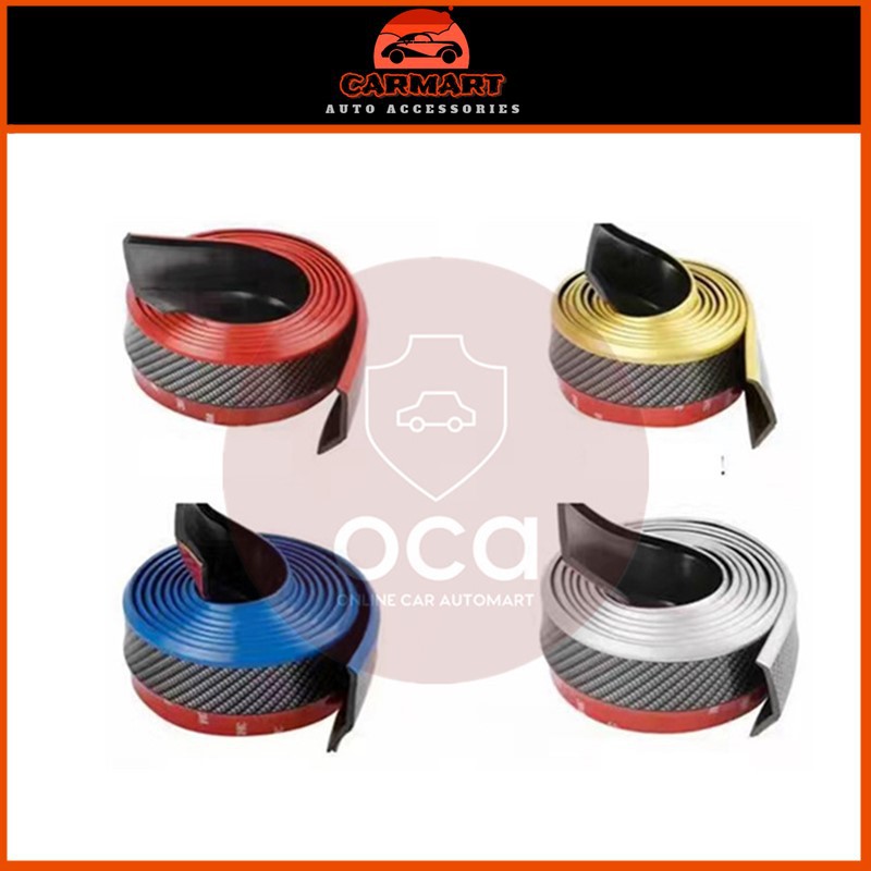 SAMURAI CARBON FIBER Colour LINE Look Car Body Kit Bumper Lip Side ...