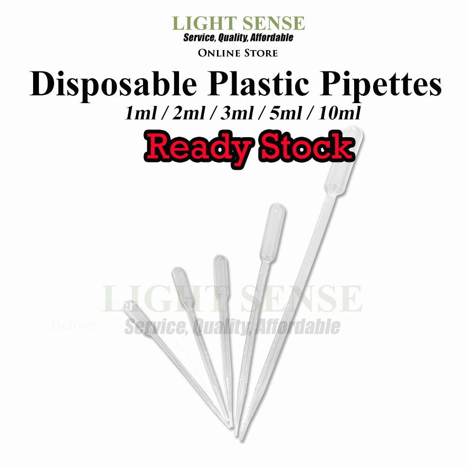 Disposable Plastic Pipettes 1ml / 2ml / 3ml / 5ml / 10ml / Pipet ...