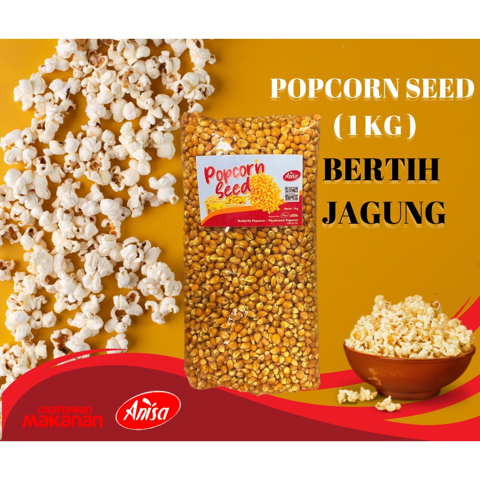 Popcorn Seed Mushroom/ Bertih Jagung Wayang Kualiti AAA Halal Bersih ...