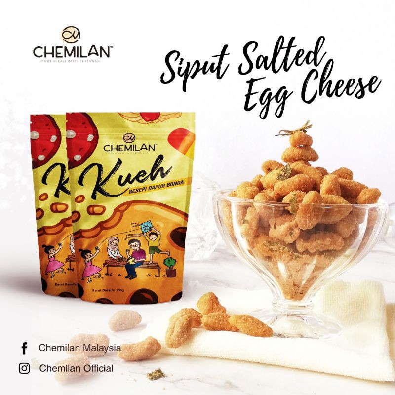 chemilan kueh pouch siput salted egg cheese | Shopee Malaysia