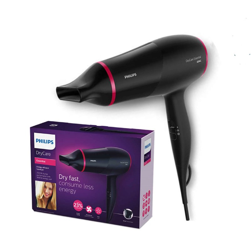 PHILIPS DRY CARE ESSENTIAL HAIR DRYER 1600W BHD029 | Shopee Malaysia
