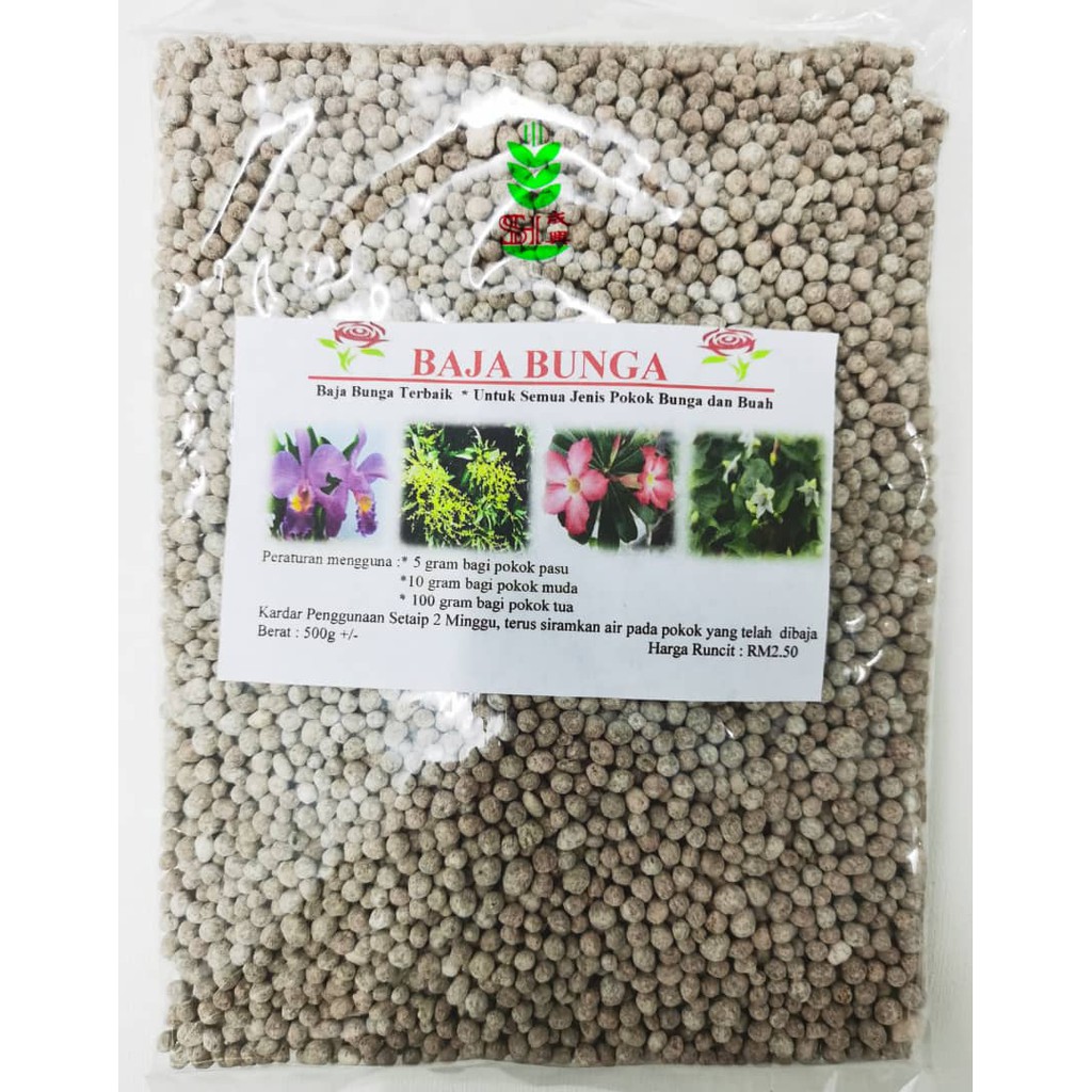 BAJA BUNGA @ 400G untuk Semua Jenis Pokok Bunga Dan Buah | Shopee Malaysia