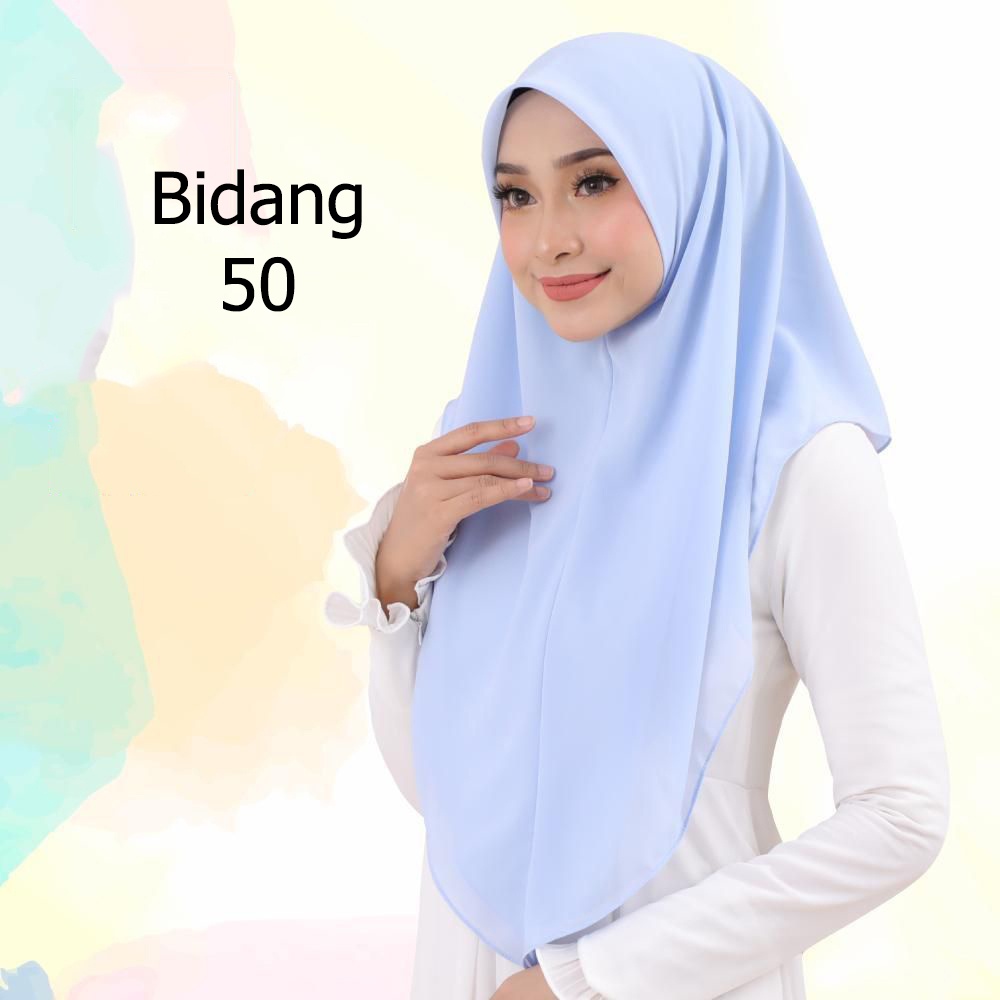 Tudung Sarung Premium Chiffon Bawal Bidang 50 MyTudungMalaysia | Tudung ...