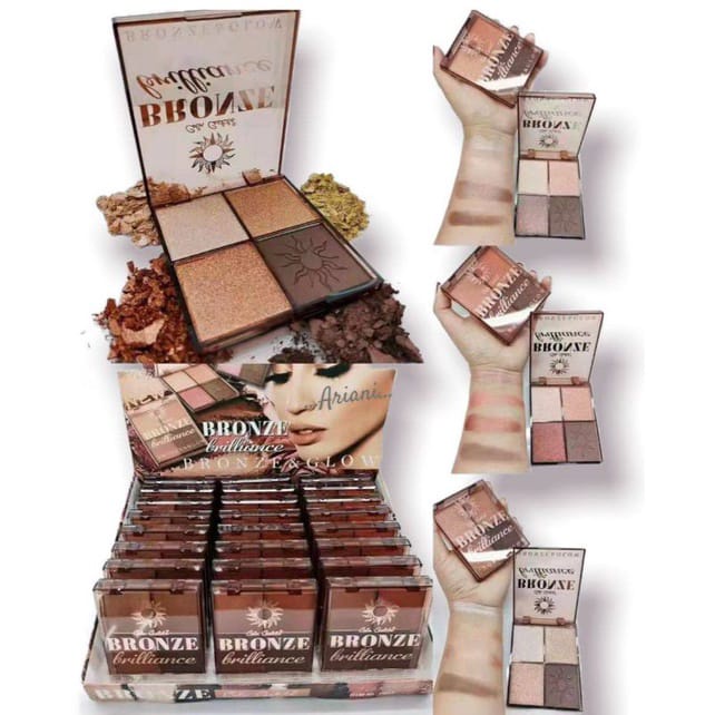 Color Castle 4Colors Bronze Brilliance Bronzer/Highlight/Glow Kit ...
