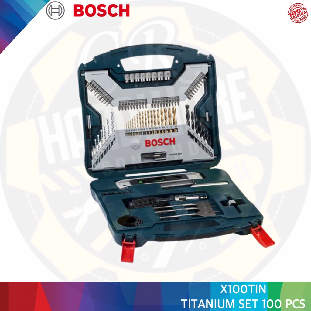 BOSCH X100TIN TITANIUM SET (100PCS) 2607017397 | Shopee Malaysia