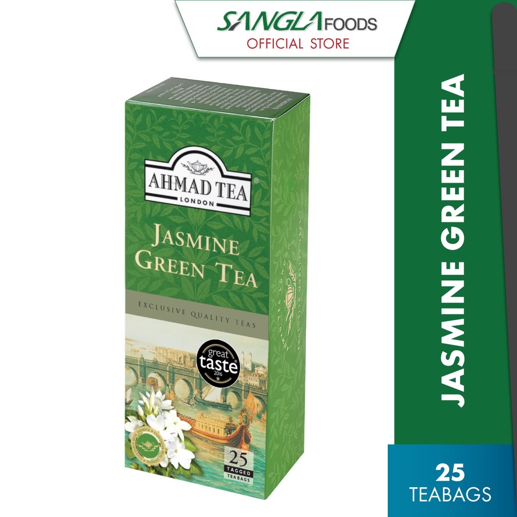 Ahmad Tea Jasmine Green Tea (25 Teabags) Halal Certified | Shopee Malaysia
