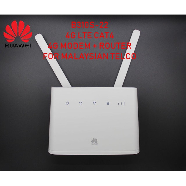 HUAWEI B310S-22 4G LTE MODEM ROUTER DIGI INFINITE CELCOM UMOBILE MAXIS ...