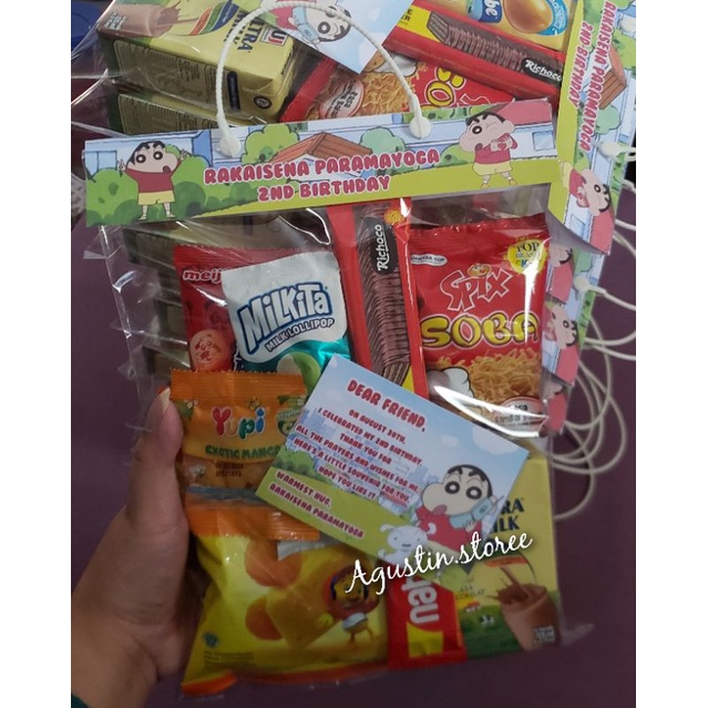 Children's Birthday Snack Package (Free Custom Character) | Shopee Malaysia