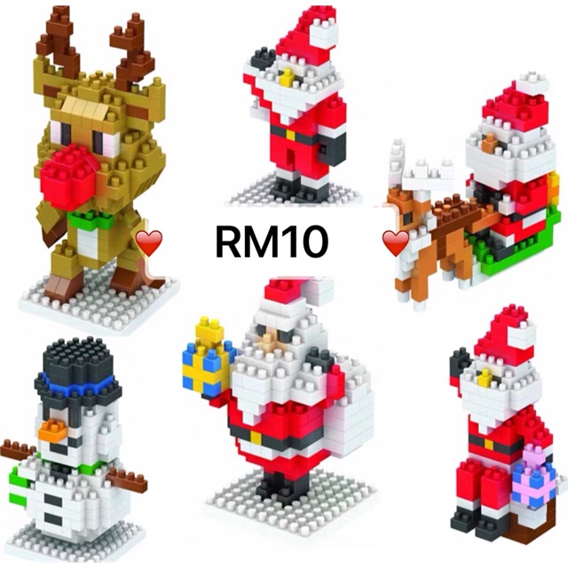 Xmas nano lego block | Shopee Malaysia