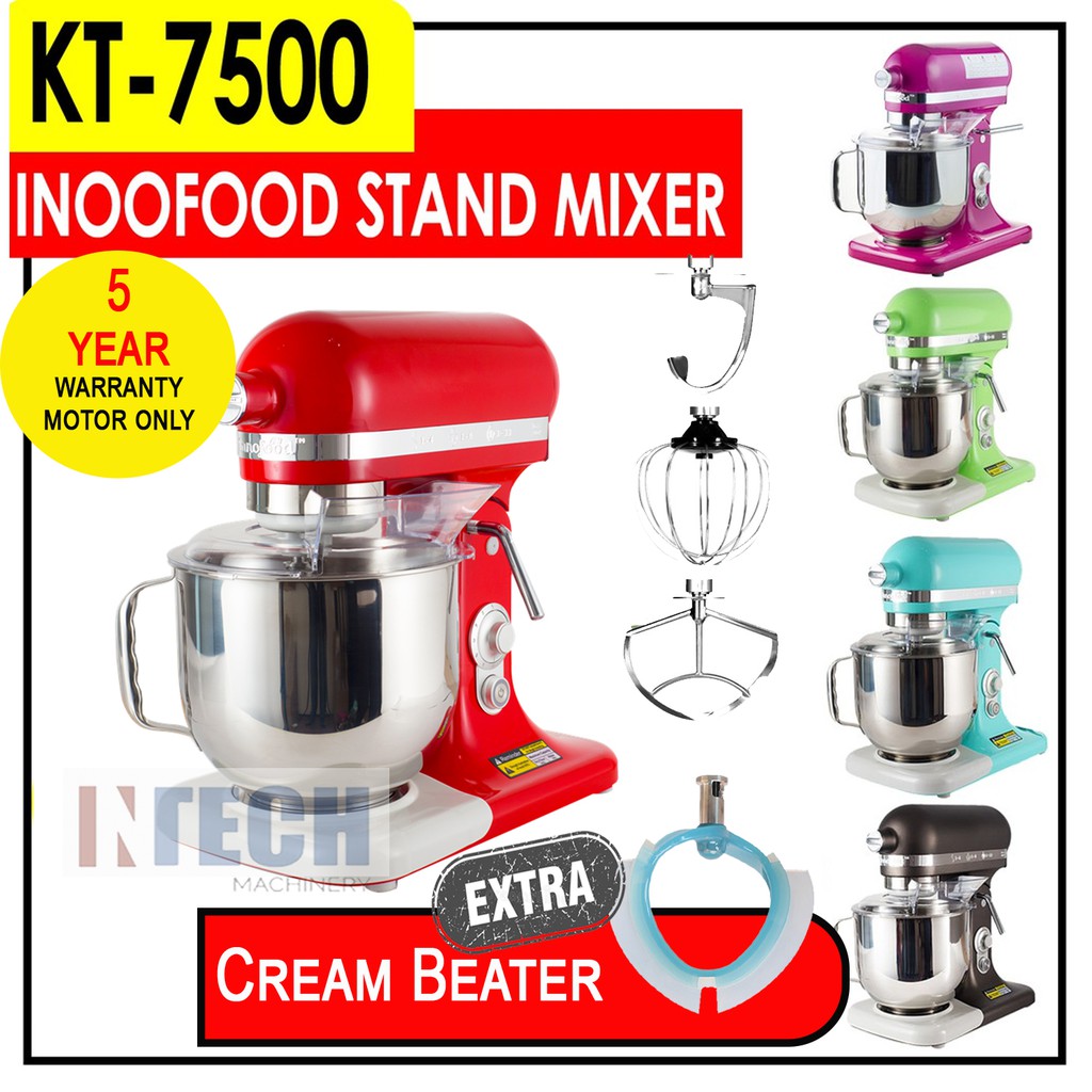 INNOFOOD KT-7500 / KT-B7 HEAVY DUTY STAND MIXER (KT7500) | Shopee Malaysia