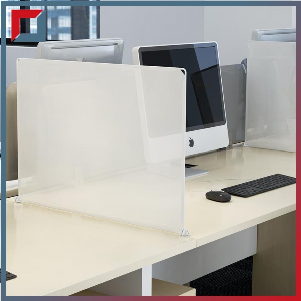 Office desk baffle mobile board partition block anti-dropping table ...