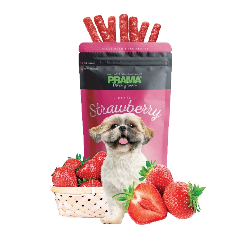 PRAMA DELICACY SNACK STRAWBERRY 70g | Shopee Malaysia