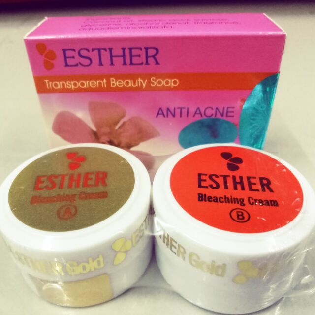 ESTHER BLEACHING GOLD + SOAP PINK 💯 ORIGINAL | Shopee Malaysia