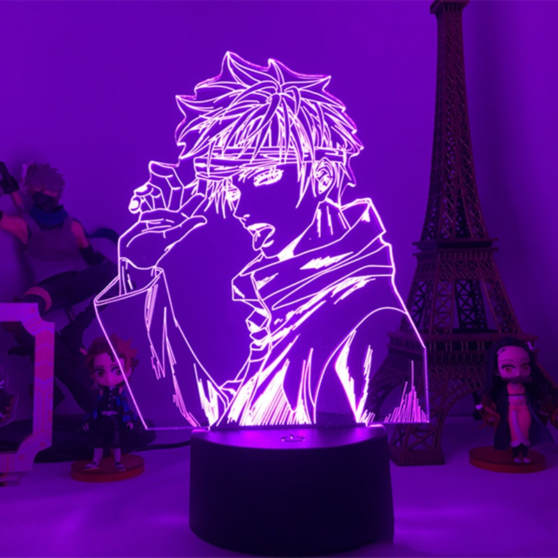 3D LED Jujutsu Kaisen Yuji Itadori Gojo Satoru Nanami Kento Ryomen ...