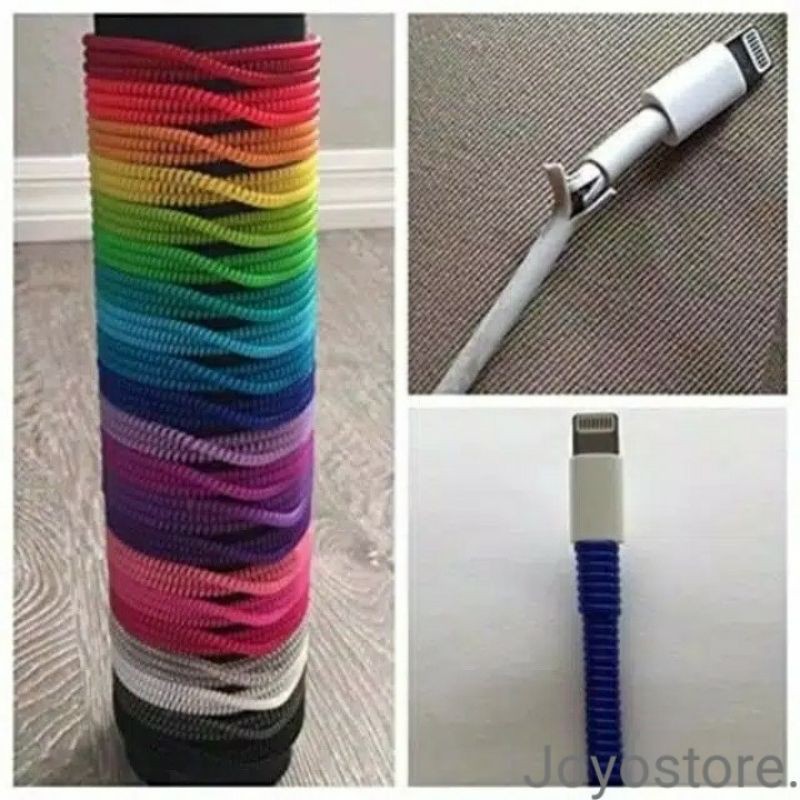 Spiral Cable Protector / Charger Cable Protector | Shopee Malaysia