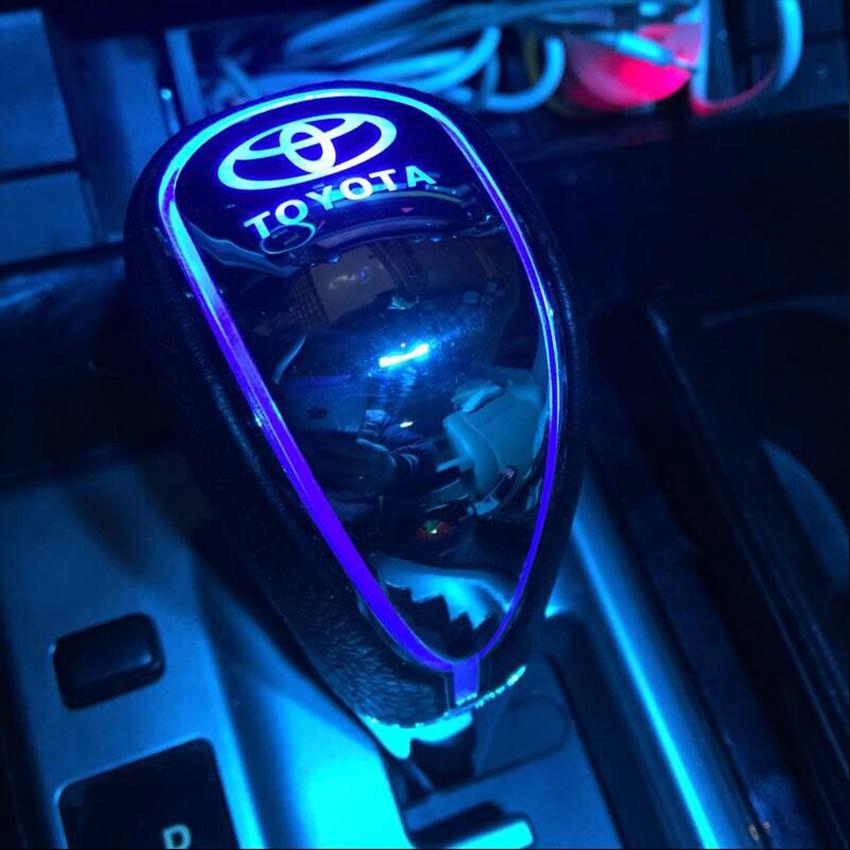 BMW Honda Toyota Car shift lever Gear Knob Manual Transmission LED Gear ...