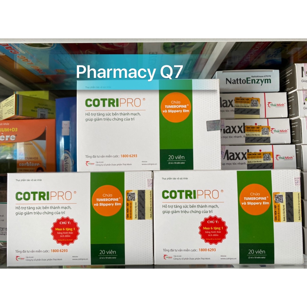 Cotripro Oral Tablet (Genuine)- Box Of 20 Hemorrhoids, Constipation ...