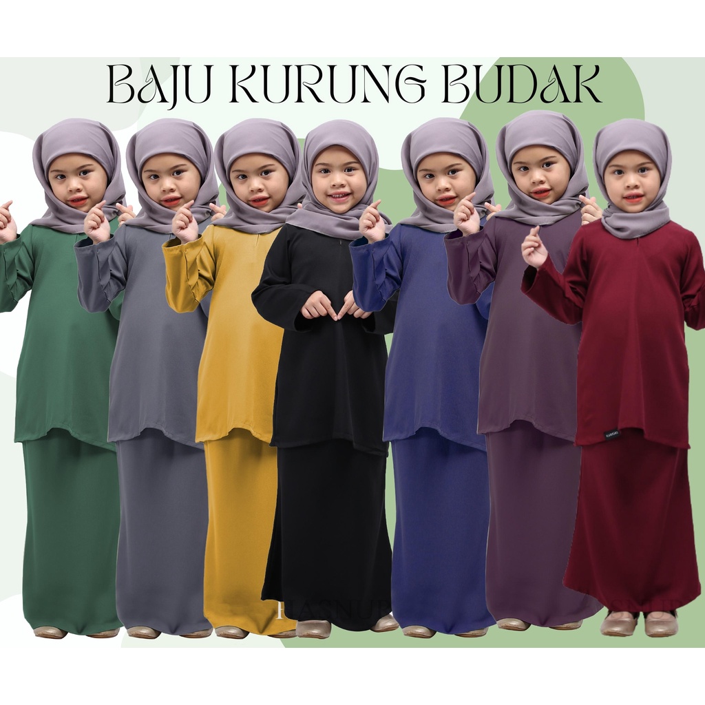 HAPPY kids Baju Raya 2022 Baju Raya Budak Perempuan Kurung Baju Kurung ...