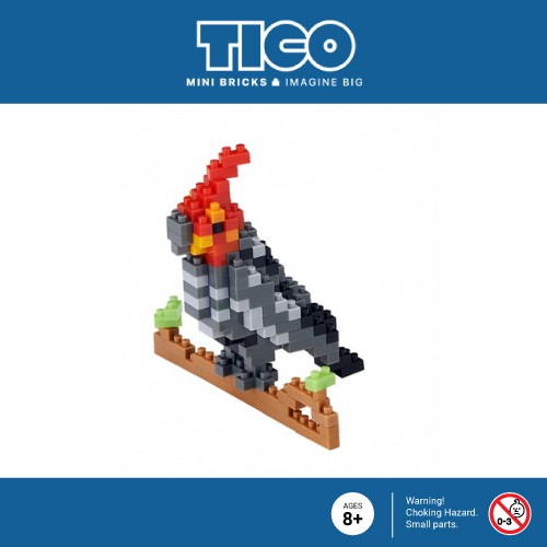TICO Mini Bricks ZOO - Cockatoo | AUSTRALIAN ANIMALS Series | TICO 微型積木 ...
