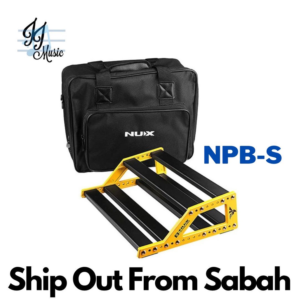 Nux NPB-S Bumblebee Pedalboard With Bag, Small (NPB / NPBS / Nux ...
