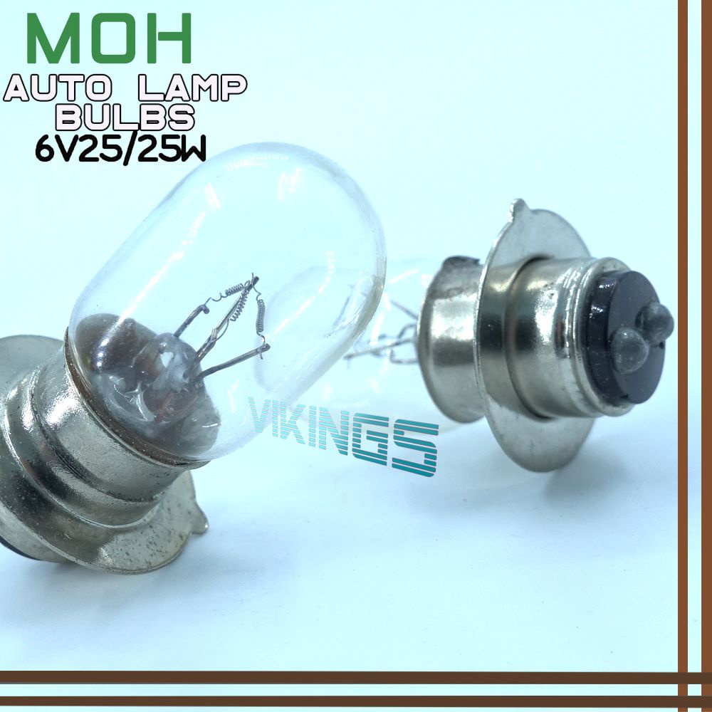 TAIWAN MOH HEADLAMP BULB!! 6V25/25W GBO C70 C50 RC80 RC100 FAME RGSPORT ...