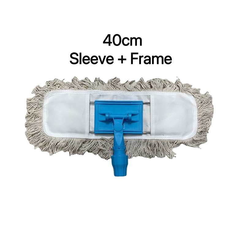 Cotton Dust Mop Refill Sleeve & Blue Frame 40cm 60cm 80cm / Magic Mop ...