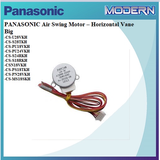 PANASONIC Air Swing Motor – Horizontal Vane Big (ACXA98-02000) | Shopee ...