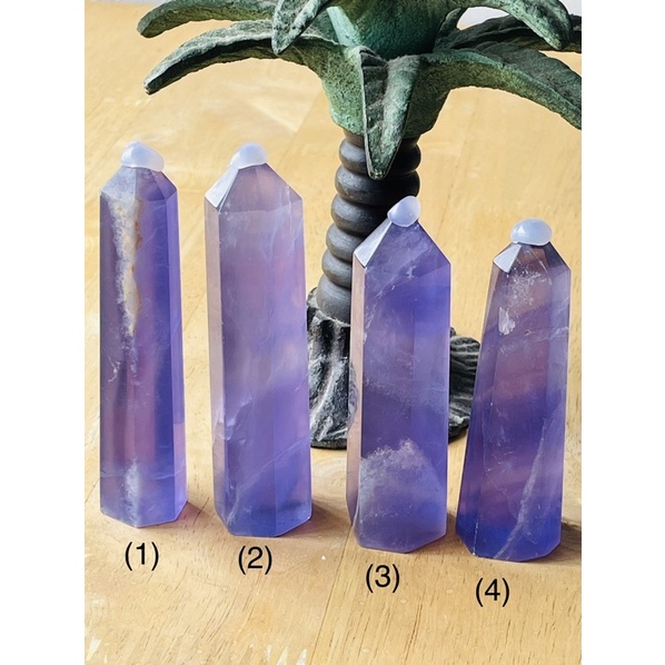 Natural Purple flourite tower 84mm-99mm | Shopee Malaysia