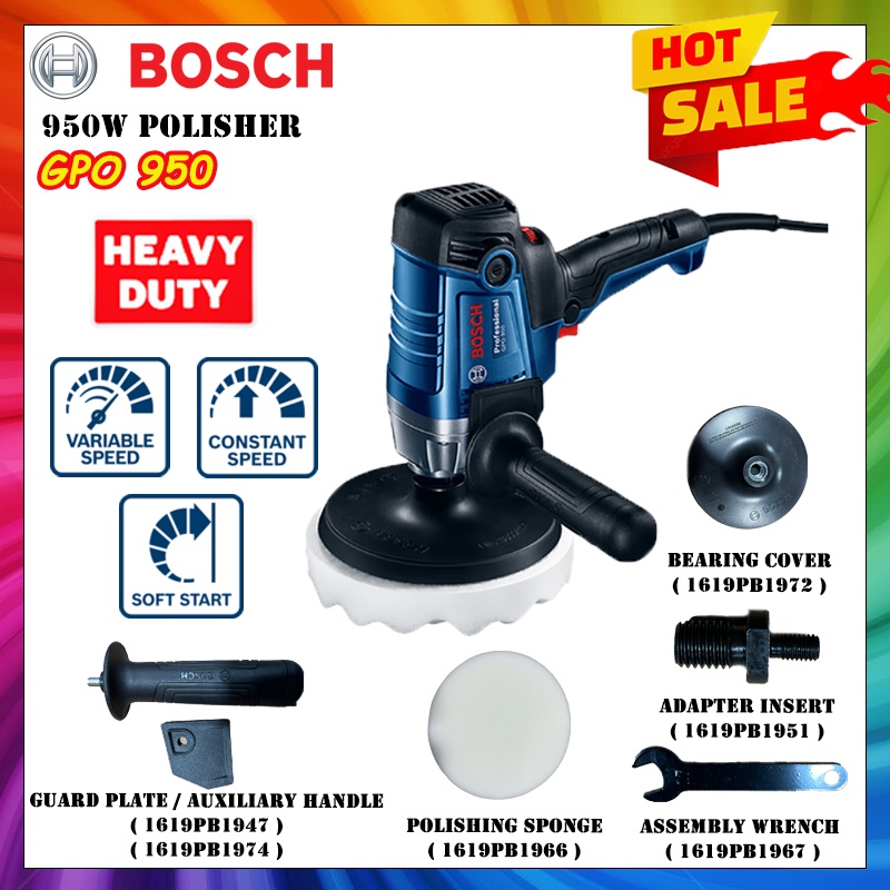 BOSCH GPO 950 PROFESSIONAL POLISHER GPO950 ( 06013A20L0 ) | Shopee Malaysia