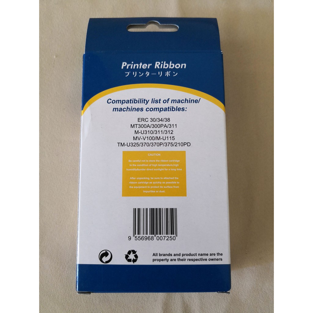 EPSON ERC-30/ 34/ 38 RIBBON ( WINMARK COMPATIBLE ) -- CASH REGISTER ...