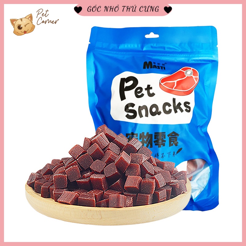 Masti treats for pets in beef strips 500g (Reward food, beef-flavored ...