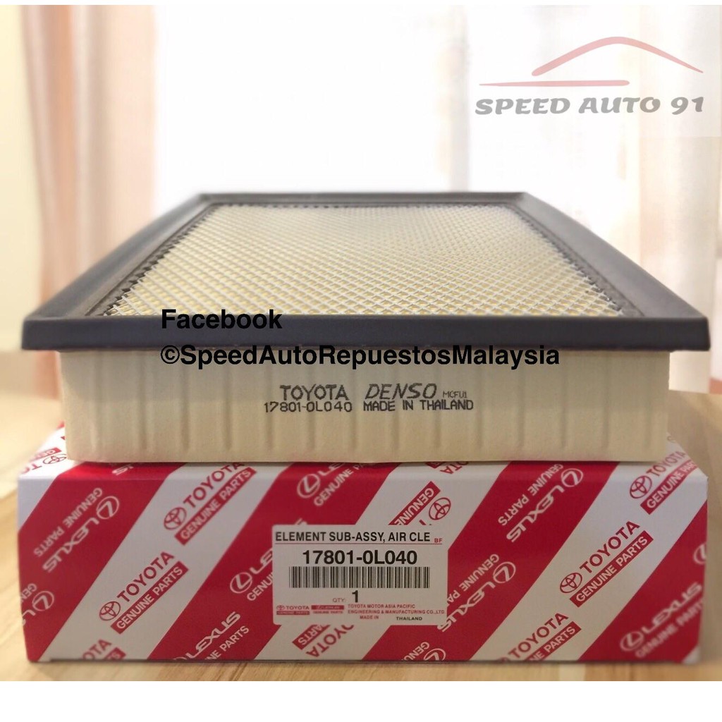 🚗 🇲🇾 Ready Stock 17801-0L040 Air Filter Toyota Hilux Revo GUN125 ...