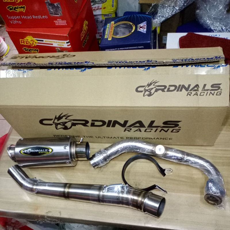 Cardinals Racing (ARRC) Full System Stainless Steel Exhaust Y15ZR, (32 ...