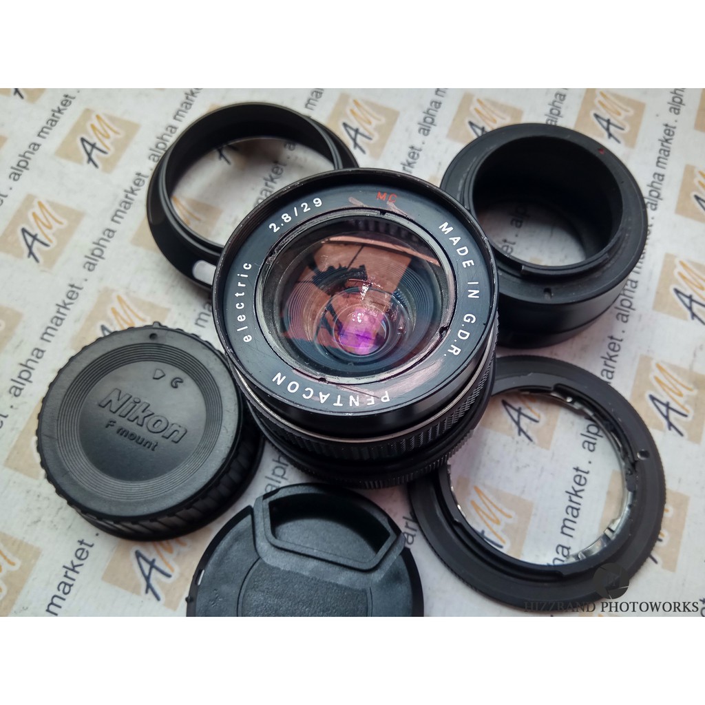 VG Manual Lens Fixed Wide Pentacon Meyer 29mm F2.8 SHARP BOKEH Nikon ...