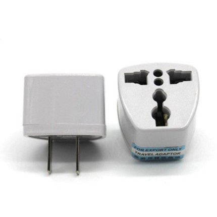 Two-pin three-hole plug 2 to 3 socket converter global travel converter ...