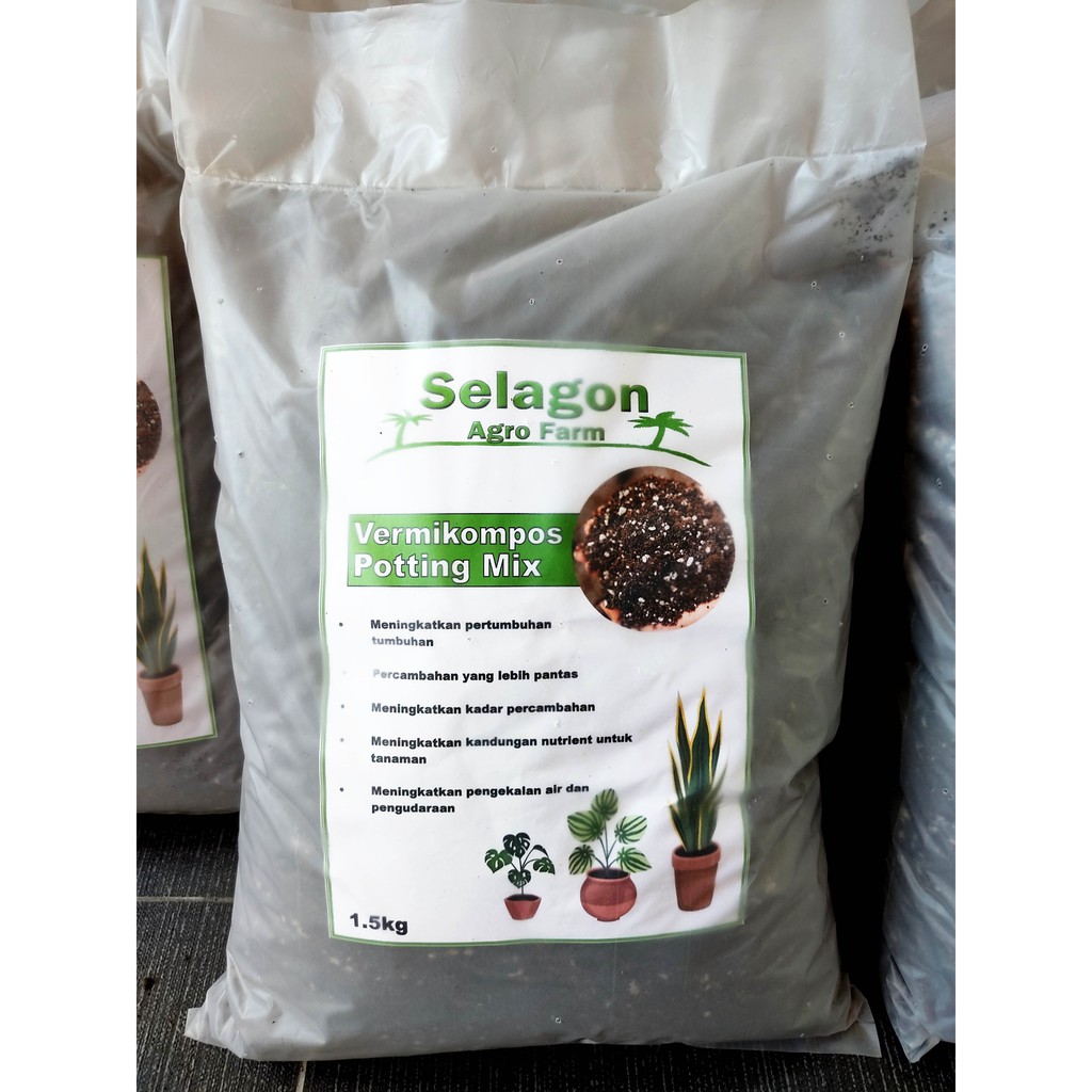 Vermicompost Potting Mix (Ready to use) | Shopee Malaysia
