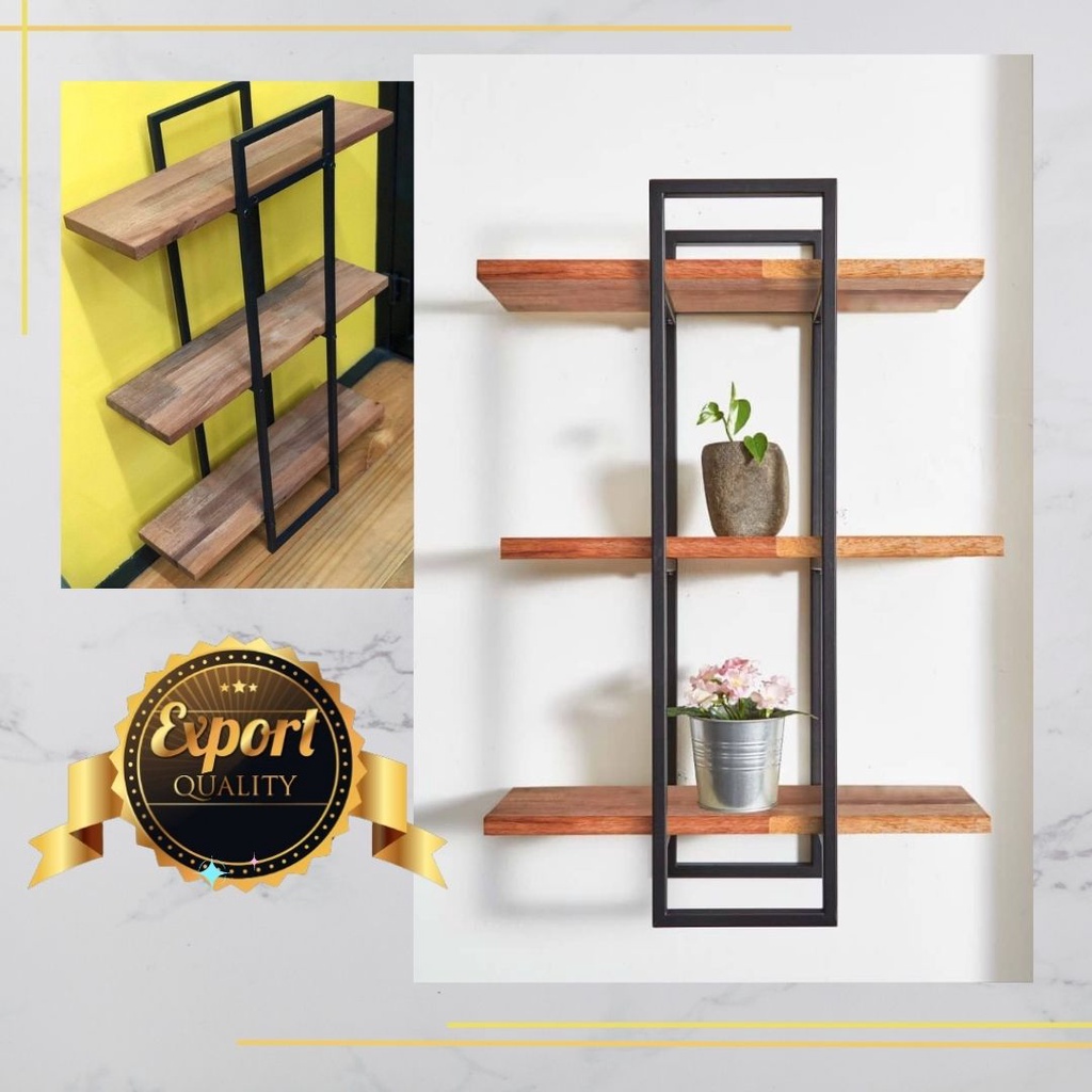 wall shelfs hanging 3 layers / FLOATING SHELF RACK wall shelf display ...