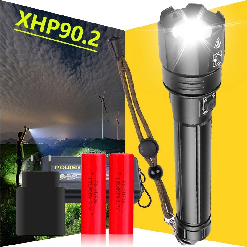 2020 NEWEST XHP90.2 LED Flashlight 18650 USB Rechargeable XHP70 Light ...