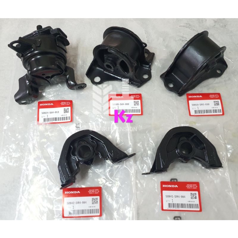 HONDA JAPAN !!! HONDA CIVIC 1996 EK3 EK4 EJ7 1.6 SO4 / CRV S10 RD1 ENGINE MOUNTING 5PCS | Shopee ...