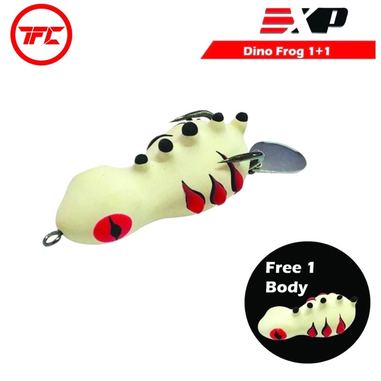 EXP Dino Frog 38mm 7g 🔥Buy 1 Free 1🔥Rubber Soft Lure | Shopee Malaysia