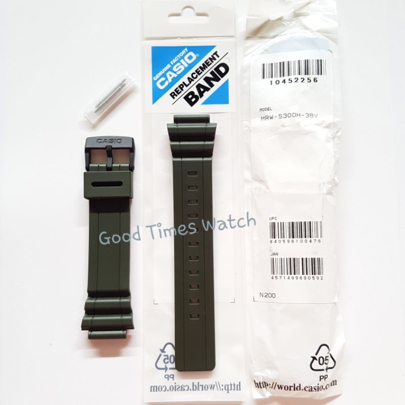 Casio MRW-S300H-3B MRW S300H MRW S300 STRAP Casio Original | Shopee ...