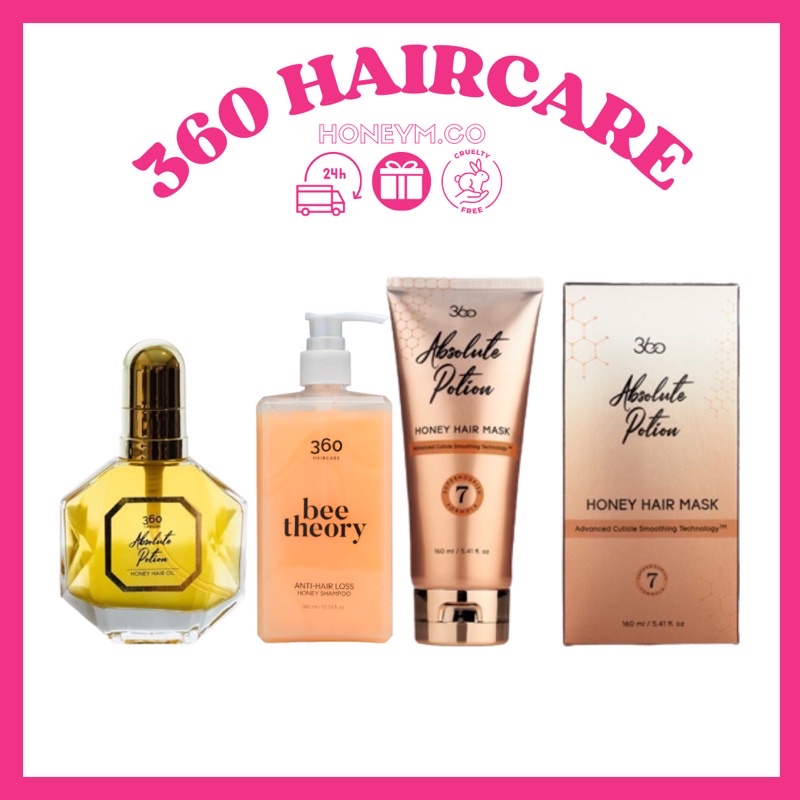 360 HAIRCARE BEE THEORY ANTI-HAIR LOSS HONEY SHAMPOO 300ML | Shopee ...