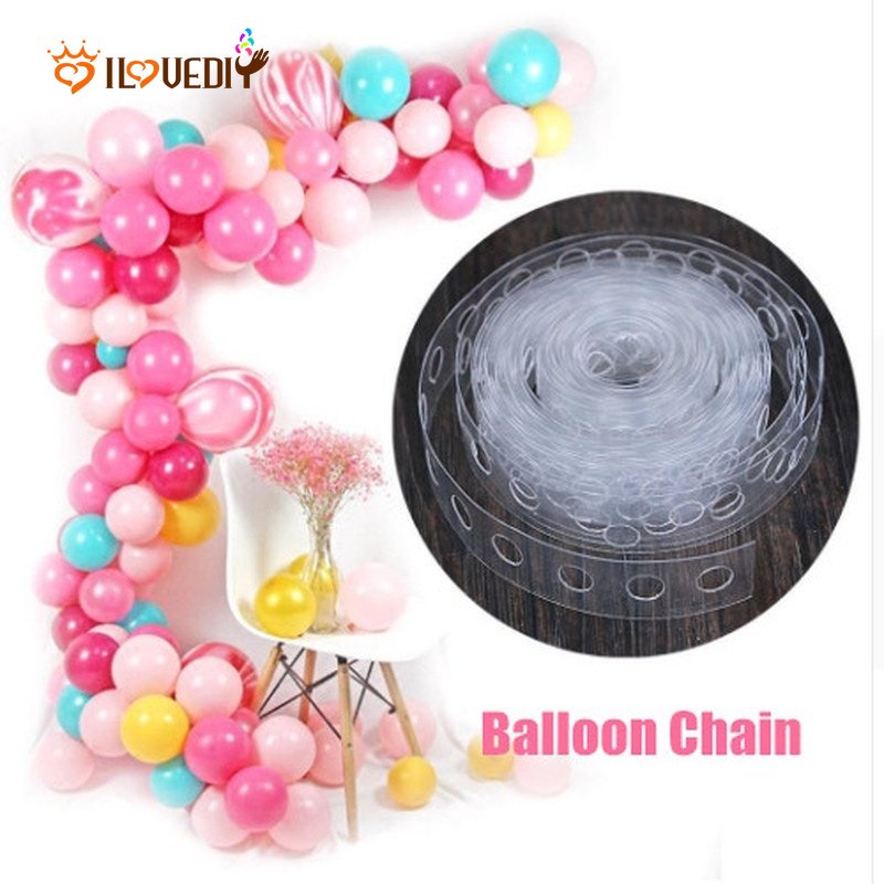 [Home Ornament]Balloon Chain Holder Birthday Wedding Party Helium ...