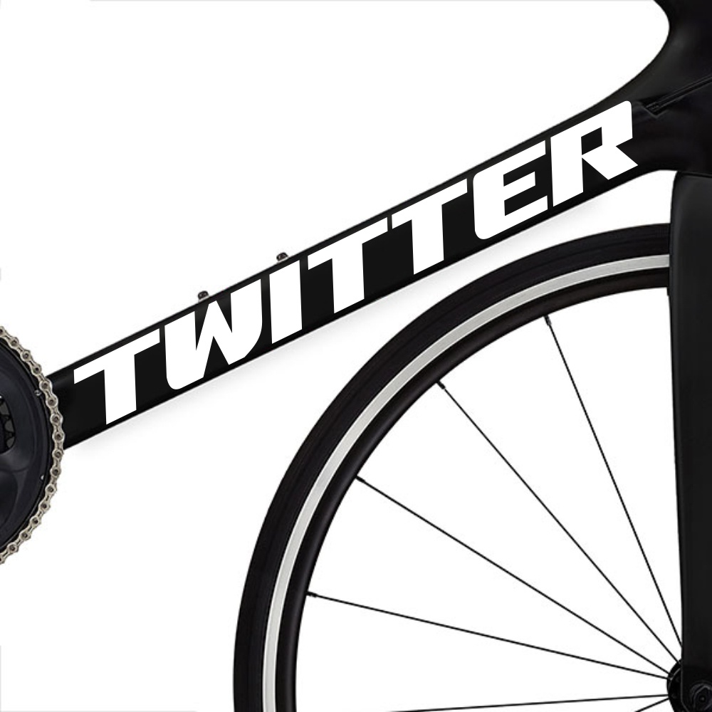 Twitter Bike Pack Sticker - Bicycle Decal Sticker | Shopee Malaysia