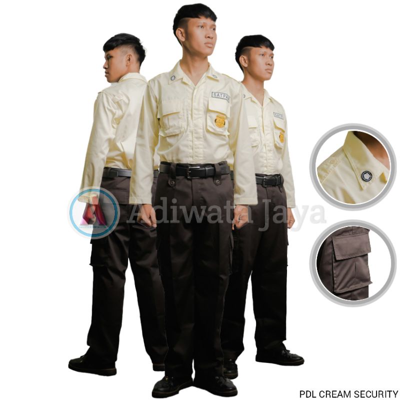 Newest PDL SECURITY CREAM SET / PDL CREAM SECURITY UNIFORM | Shopee ...