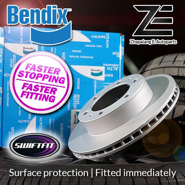 [1Pc] BENDIX SWIFTFIT Disc Rotor Front Nissan Almera N17 Latio C11 Slyphy G11 Cube Z11 BR9559 ...