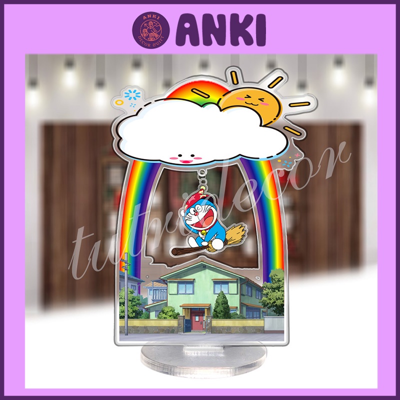 2d Model, standee DORAEMON, Keychains, standee mica Cute Cartoon anime ...