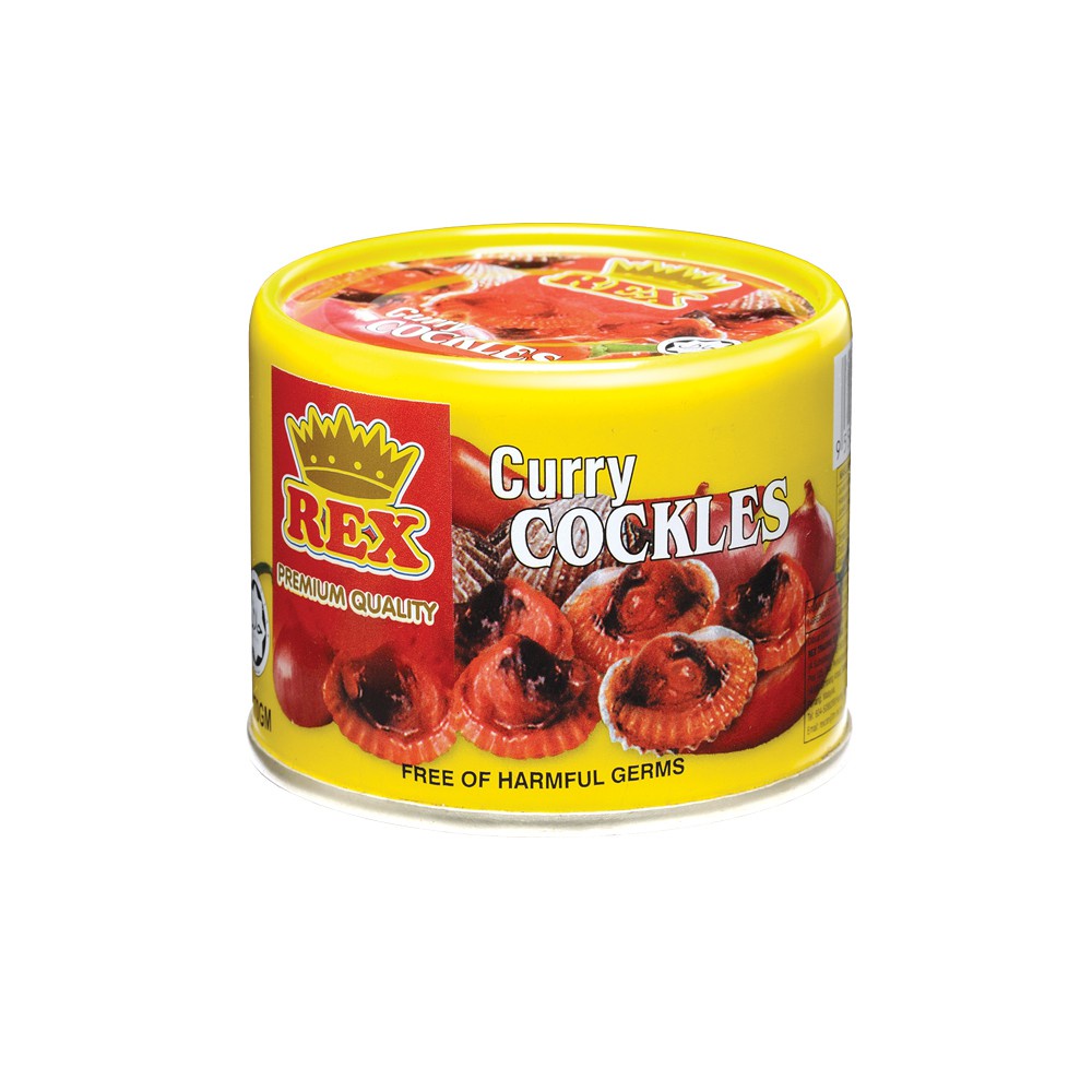 REX {Kari Kerang /Curry Cockles} Dalam Tin 170G | Shopee Malaysia